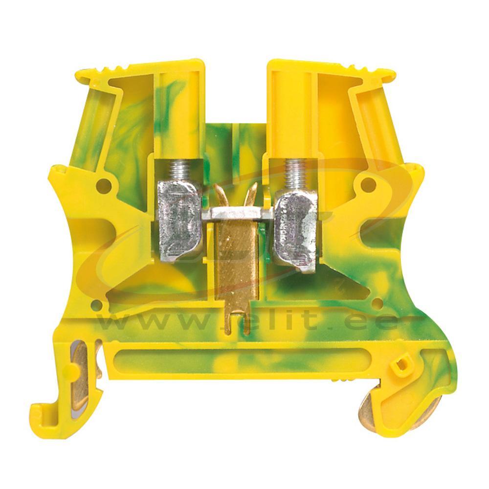 037173 Ground Terminal Viking™3, 10mm² 57A 800V, pitch 10mm, yegr Elit ...