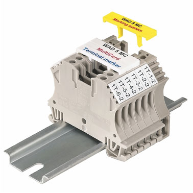 1112910000 Group marker WAD 5 MC NE WS, blank, Weidmüller, white Elit ...